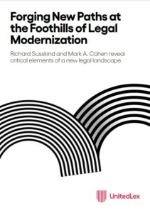 Forging new paths at the foothills of legal modernization